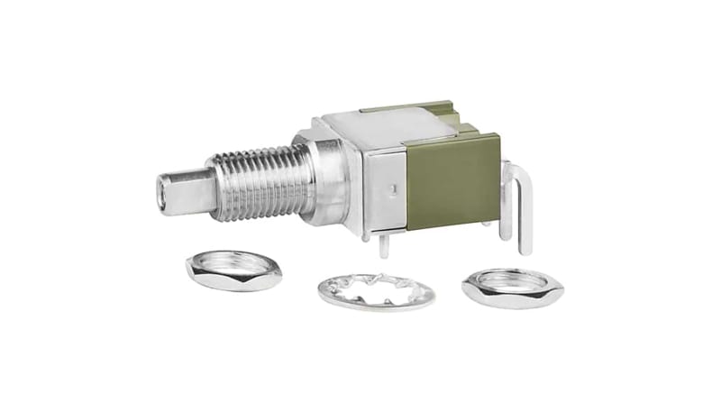 NKK Switches MB2065SS1W31 Switch,Mini P/B,SPDT,ON-ON,Plunger,No Screw ...