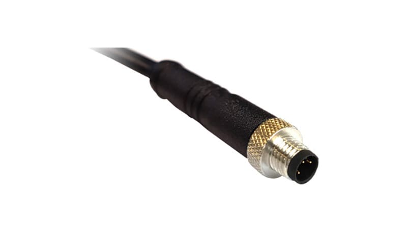 Bulgin PXPPVC05FIM03ACL010PVC M5A Code In-Line OM Flex, 3-P Pins ...
