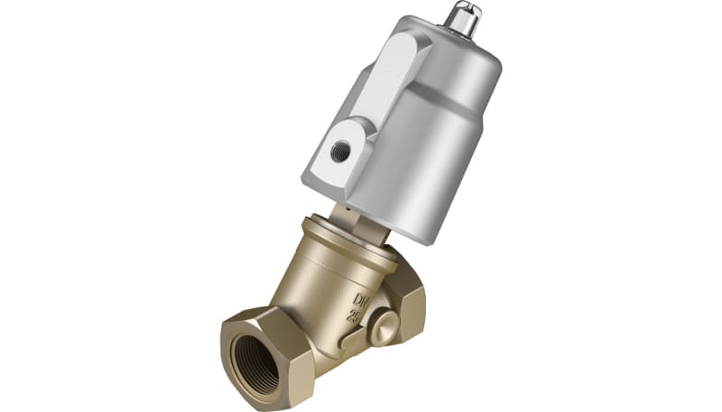 Festo VZXF-L-M22C-M-A-G112-350-M1-H3ALT-80-16 Angle seat valve, brass ...