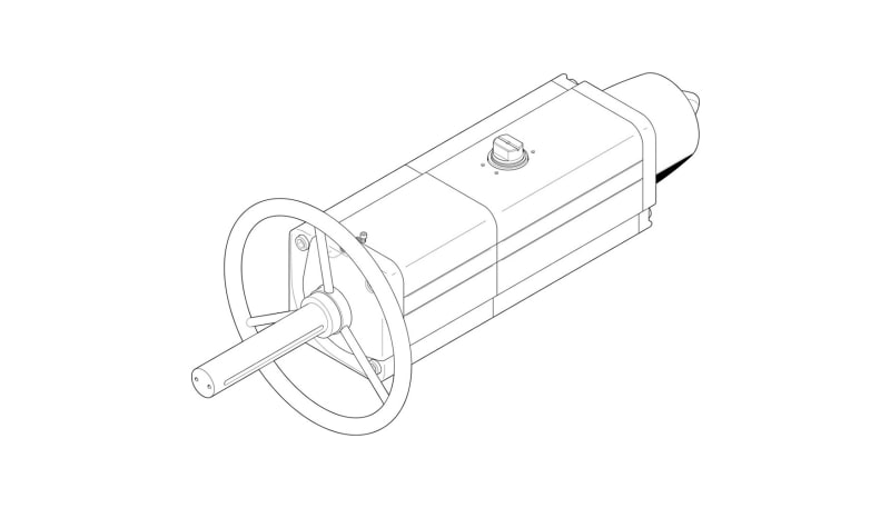 Festo DAPS-0720-090-RS2-F14-MW Quarter Turn Actuator/semi-rot drive ...