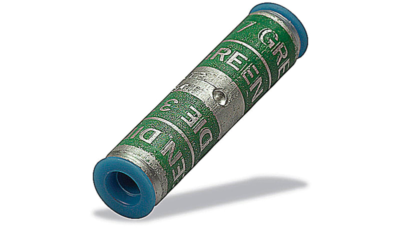 Color-Keyed by ABB 60512 Two-Way Aluminum Splice Connector,4Awg,Die ...