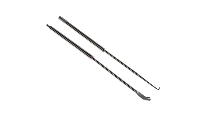 RS PRO 1369859 Spring Hook Probe Set 100mm Stainless Steel Kit of 5 Probes