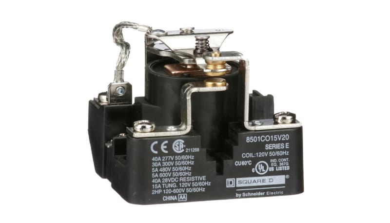 Schneider Electric 8501CDO15V64 RELAY 600VAC 5AMP TYPE C +OPTIONS Pack ...