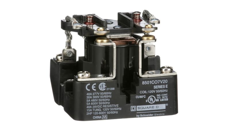 Schneider Electric 8501CDO7V64 RELAY 600VAC 5AMP TYPE C +OPTIONS Pack of 25