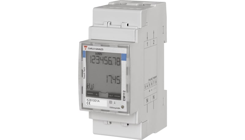 Carlo Gavazzi, Inc. EM112DINAV11XM1X Energy Analyzer, Frequency 45 to ...