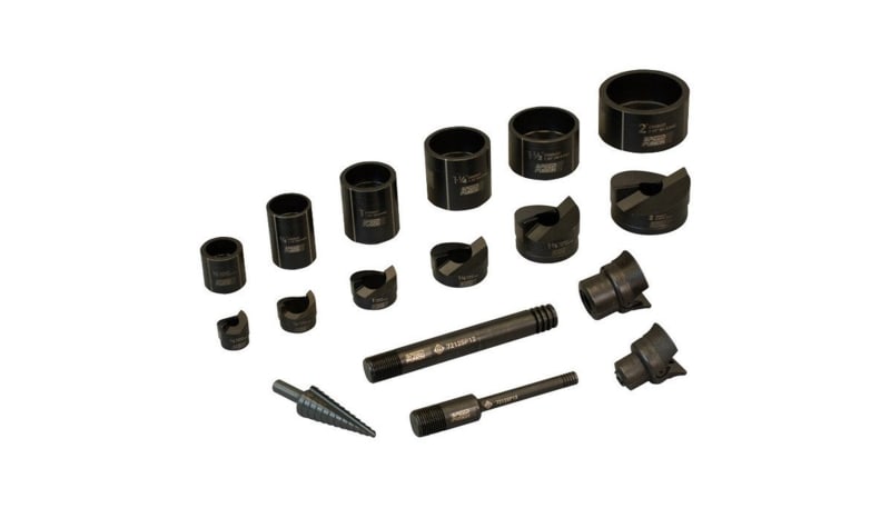 Greenlee 7907SBSP SPEED PUNCH KIT 1/2-2 MS W/O DRIVER