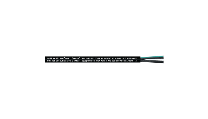 Lapp Group 221812 Tray Cable, OLFLEX TRAY II, 18 AWG/12C, 600V, UL TC ...