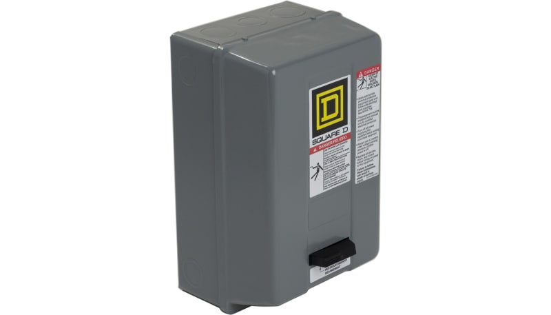 Square D 8536SBG1V02ES Non-Reversing Starter Size 0, 2-Pole, Bi ...