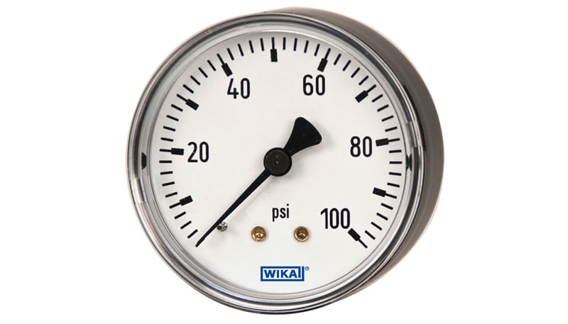 Wika Instruments 50619080 Pressure gauge;analog;111.12 1.5 1100KPA 1/8 ...