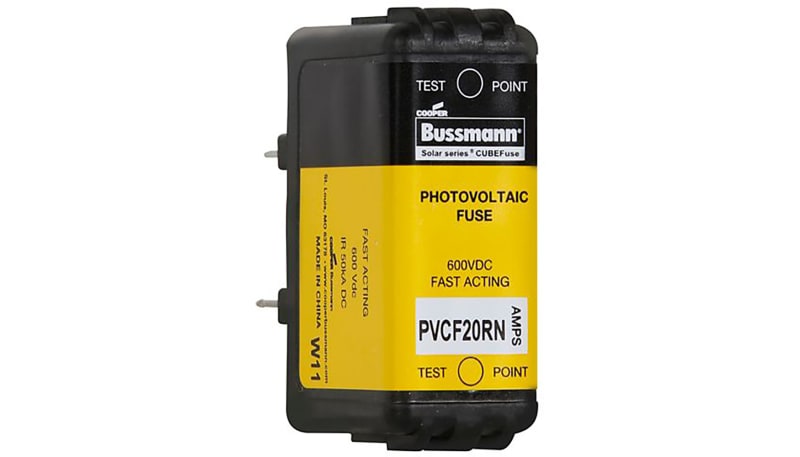 Bussmann by Eaton PVCF20RN Fuse Photovoltaic CF 20A Non-indication