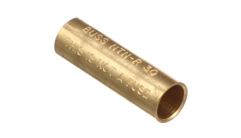 Bussmann by Eaton NTN-R-30 Dummy Fuse, Neutral, 1-30A, Class H, R, Non ...