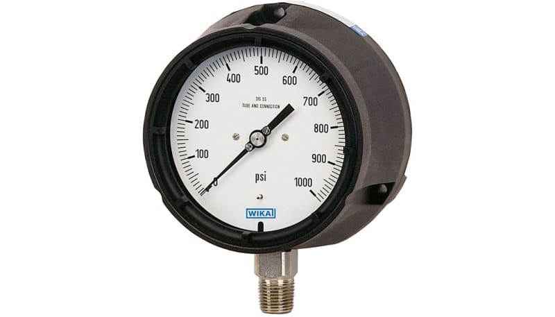 Wika Instruments 52535258 Pressure gauge;233.34 4.5 200KPAG 1/2 L SG ...