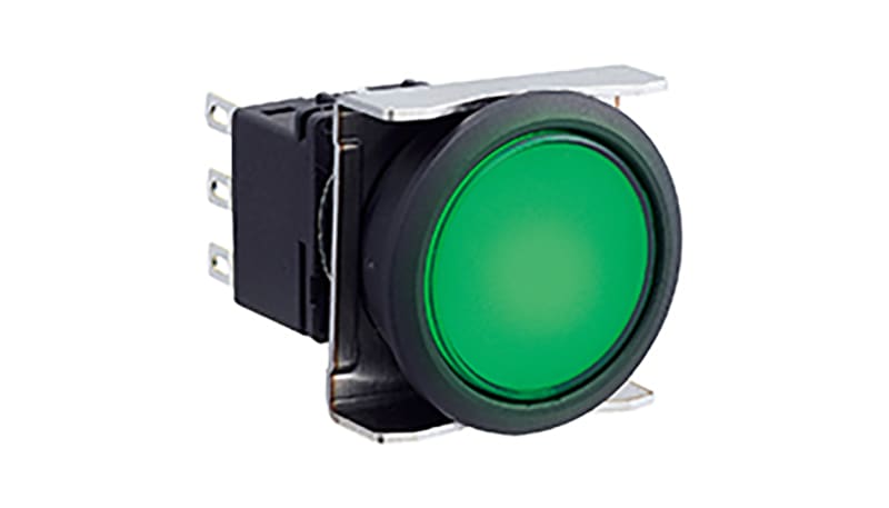 IDEC Corporation LBW6L-M1T24G LBW FLUSH ILLD PB MOME. GREEN