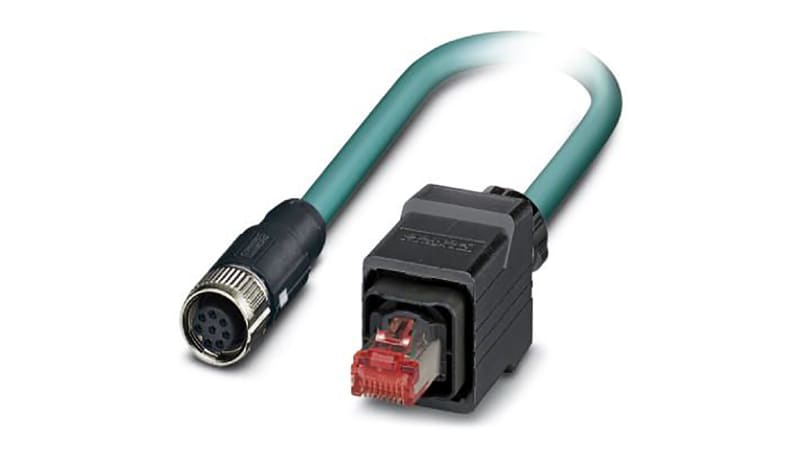 Phoenix Contact 1407462 Cable assembly;Network;8 pos;Female to RJ45 ...