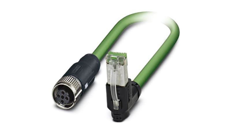Phoenix Contact 1407537 Cable assembly;Network;4 pos;Female to RJ45 ...
