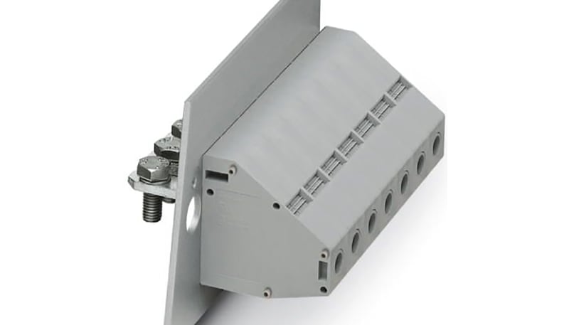 Phoenix Contact 0717212 Feed-Through Terminal Block 18.8mm 690V 150A 1 Pos Combicon Power Series