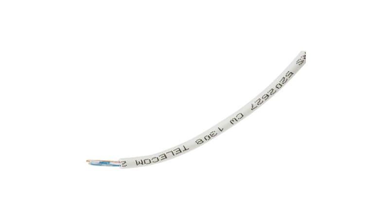 RS PRO 5202627 Telecom Cable 2 Pairs White PVC Solid CW1308 328ft(100m)