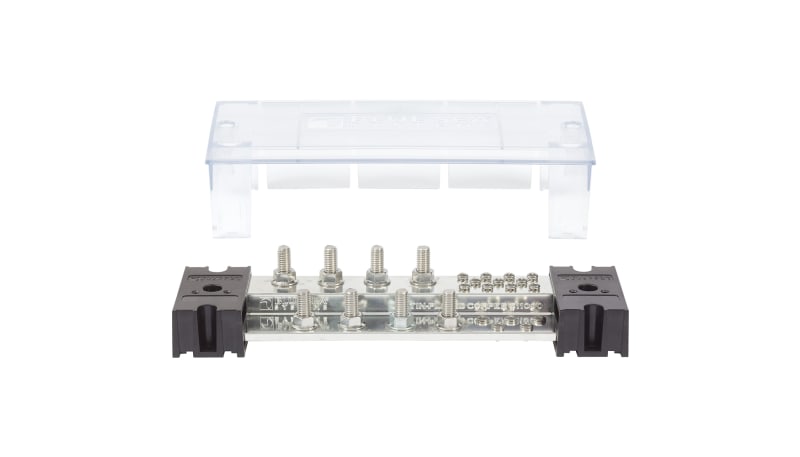 Blue Sea Systems 1990-BSS Powerbar1000 8 X 3/8 Stud W/ Cvr