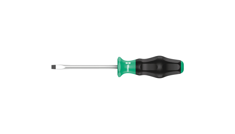 Wera Tools 05031421001 1334 Screwdriver for slotted screws;1 x 6 x 125 mm