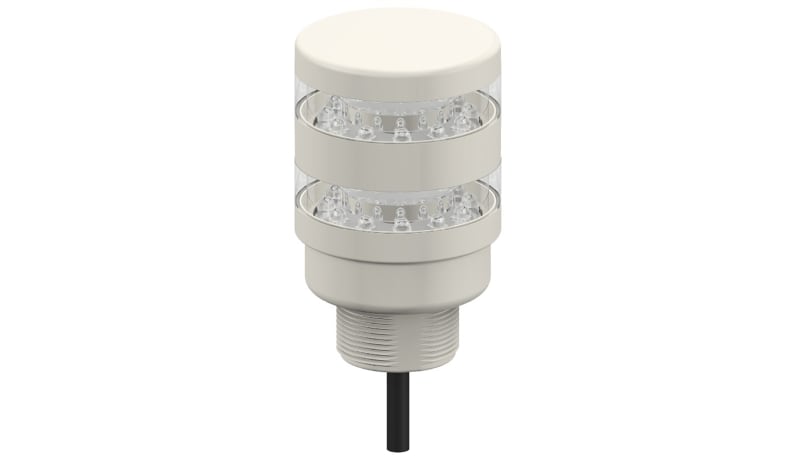 Banner Engineering TL50BLY2R1C Beacon Tower Light, Gray Housing, 2 ...