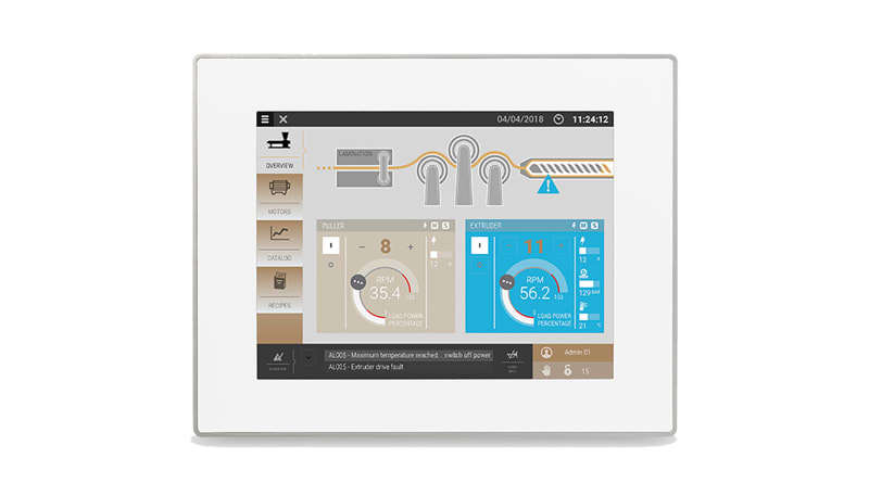 EXOR ETOP512W HMI Touchscreen Jmobile 12.1" TFT 4:3 800x600 White