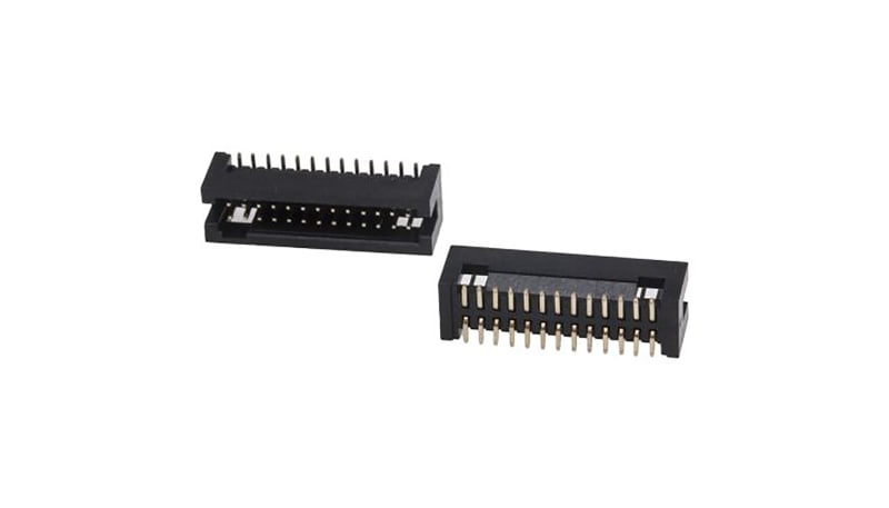 RS PRO 1216542 1.27MM DOUBLE ROW SMT BOX HEADER, 26P