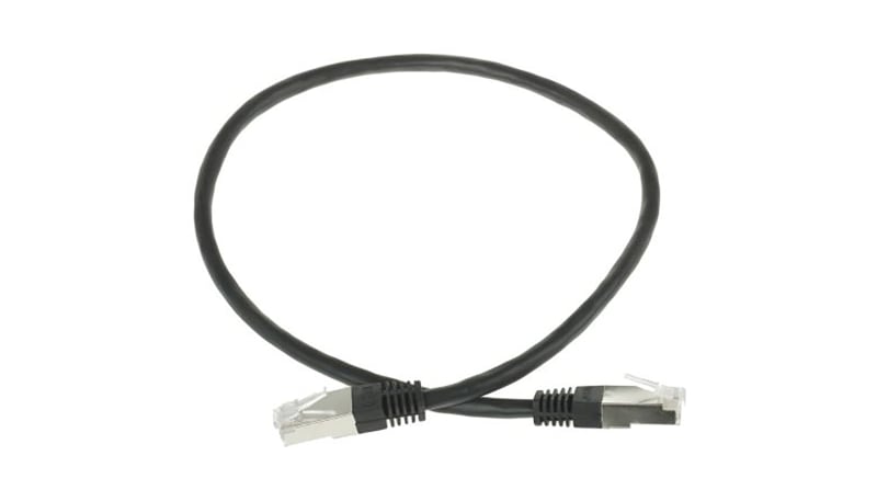 cat6 shielded cable black