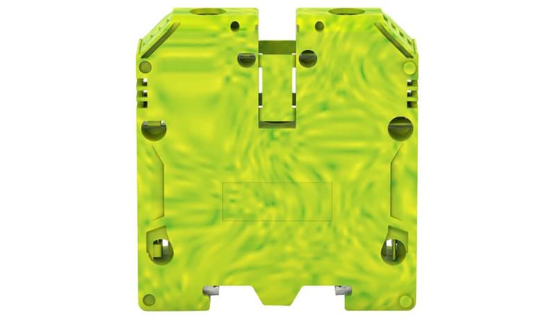 RS PRO 8724713 Terminal Block DIN Rail 2 Position Ground 6AWG Screw ...