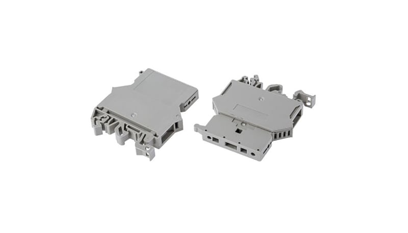 RS PRO 8725634 Terminal Block DIN Rail 2 Position Disconnect 22-8AWG ...