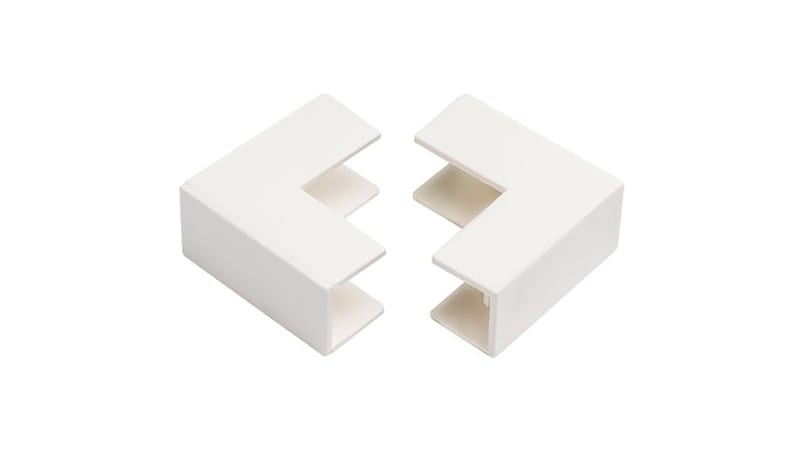 RS PRO 9171599 Mini PVC Ducting External Angle 1.5in x 0.63in (38mm x ...