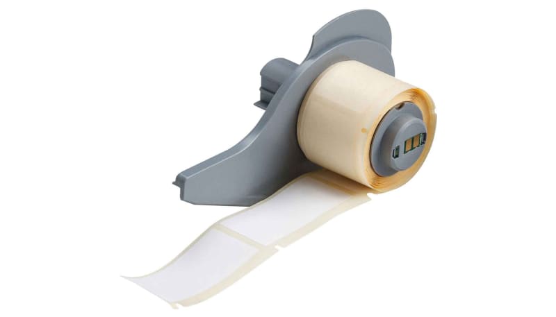Brady M71-20-424 Rubber Adhesive Paper Labels, 1"H x 2"W x 100, White