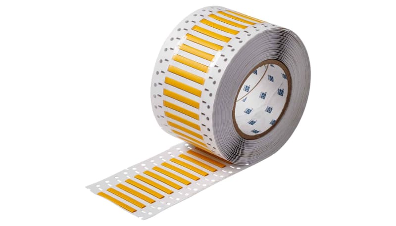 Brady PS-094-150-YL Polyolefin Single-Side Marking Sleeves, 0.094"Dia x ...