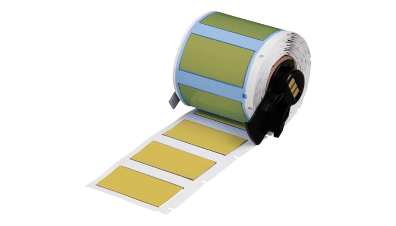 Brady PSHT-500-175-YL High Temp Polyvinylidene Marking Sleeves, .50"H x ...