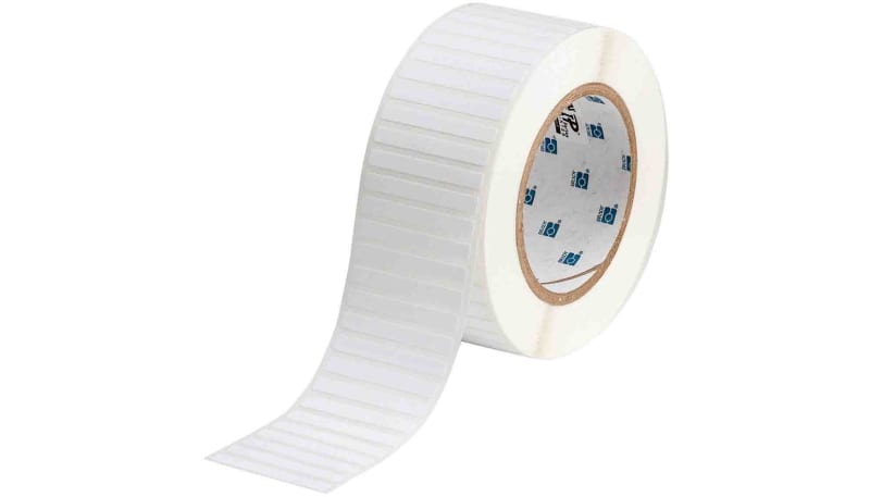 Brady THT-142-481-2.5 Polyester Chemical Resistant Slide Labels, 0.20"H ...