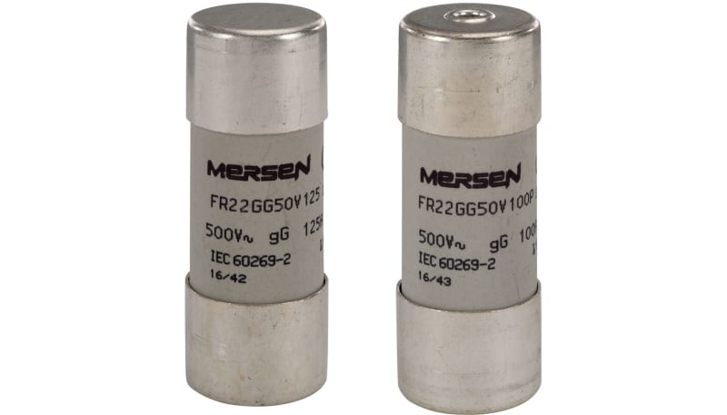 Mersen S214629 Ferrule Fuse-Link, Size 22 x 58, gG, 120 kA, 500VAC, 63A ...
