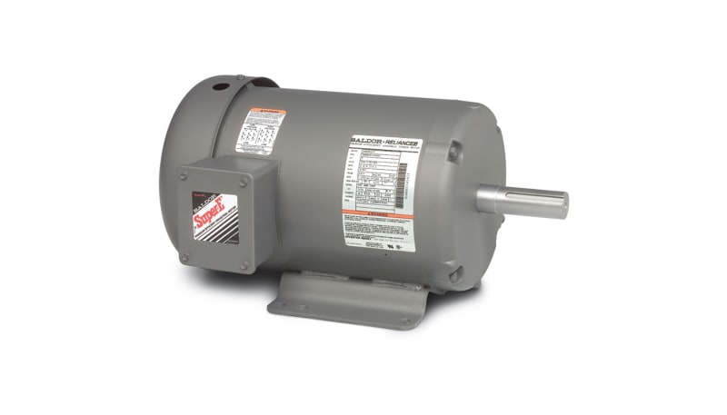 Baldor-Reliance EHM3558T-5 Shaft Grounding Motor, 2HP, 1755 rpm, 145T ...