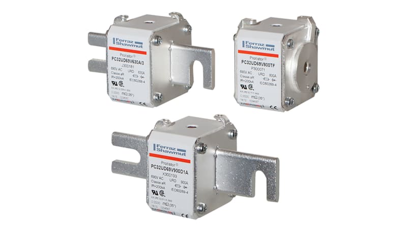 Mersen Z300195 Fuse, Square Body, Fast Acting, Size 32, aR, Type KI ...