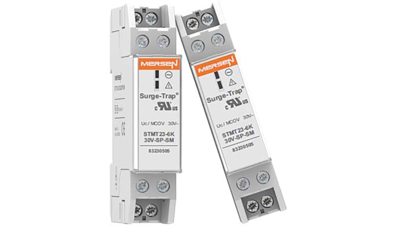 Mersen 83230505 Surge Protection Device, Power Lines, TT/TNS, Type 2+3/Class II+III,2P,6kA,30VUC