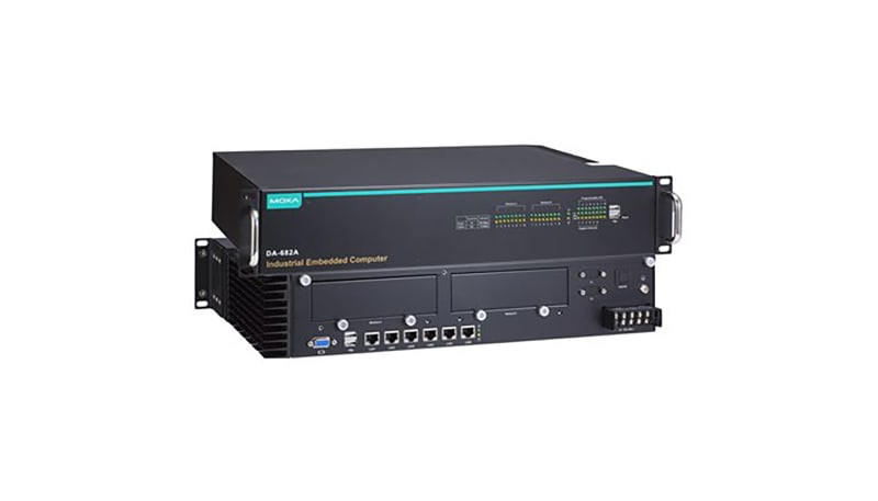 Moxa DA-682A-C3-DPP IEC 61850-3 computer,Core i3-3217UE 1.6 GHz,dual ...
