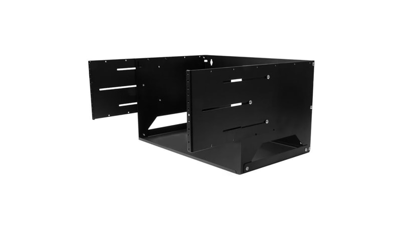StarTech.com WALLSHELF4U 4U Wall-Mount Server Rack with Built-in Shelf - Solid Steel ...