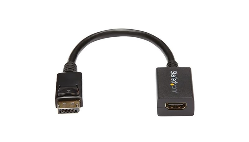 StarTech.com DP2HDMI2 DisplayPort (Male) to HDMI (Female) Adapter ...
