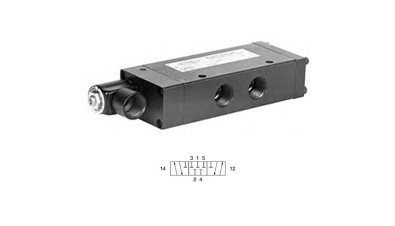 Fabco-Air 12A-FFB-120/60 Solenoid Valve, Directional Control, 4 Way ...