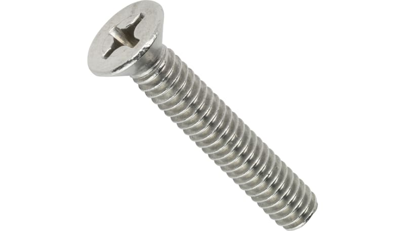 RS PRO 2451048 (25531191) Screw, #12-24 X 1-3/4 Phillips Flat Machine ...