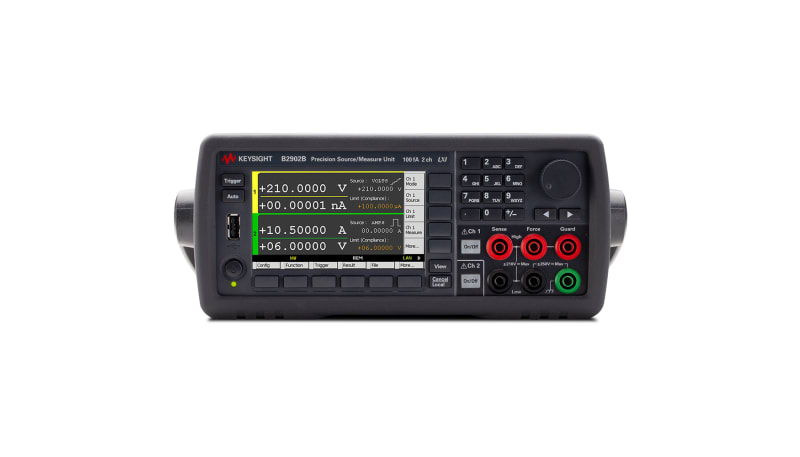 Keysight Technologies B2902B Precision Source/Measure Unit, 2ch, 100fA resolution, 210V, 3A DC ...