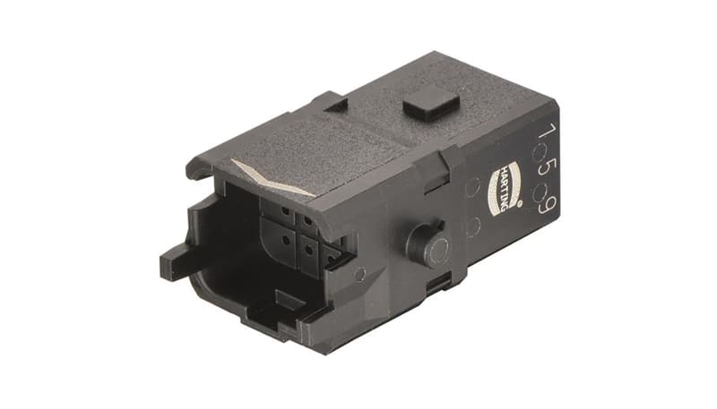 HARTING 09100123006 Crimp Insert, 1A, 12 Pin, Male For Locking Lever, Han