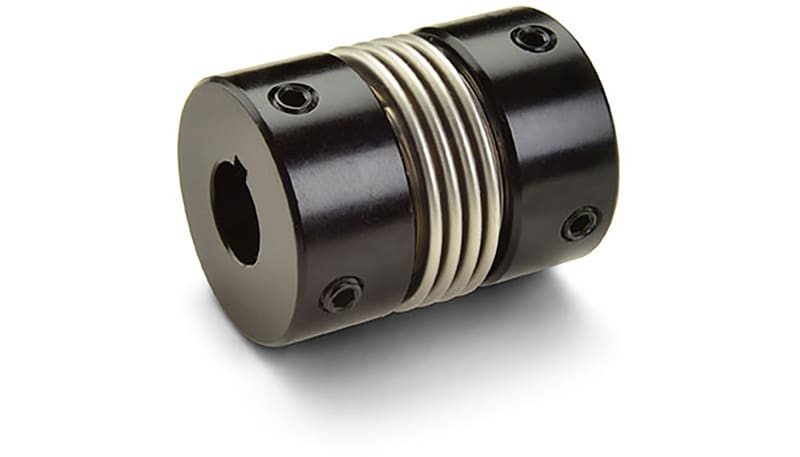 Ruland Manufacturing BSK21-14MM-3/8''-A Bellows Coupling, Set Screw ...