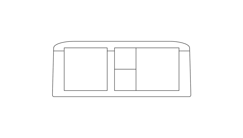 icotek 42324 Split Flange Enclosure, KEL-FGA A4, Black
