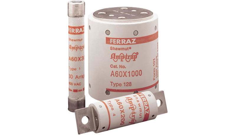 Mersen A60X3000-128TA Fuse, High Speed, Form 101, Puck Bolt-In, A60X ...