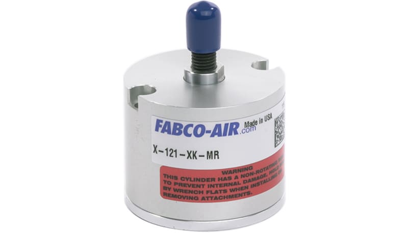 Fabco-Air B-121-XK-MR Cylinder, air, 1-1/8" Bore, 3/16" stroke, dbl act ...