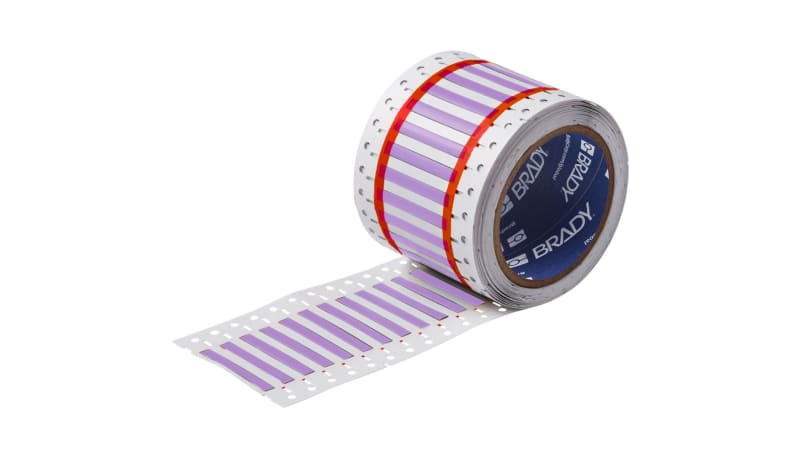 Brady 2HX-187-2-VT-4 Heatex Polyolefin Wire Marking Sleeves, .187"Dia ...